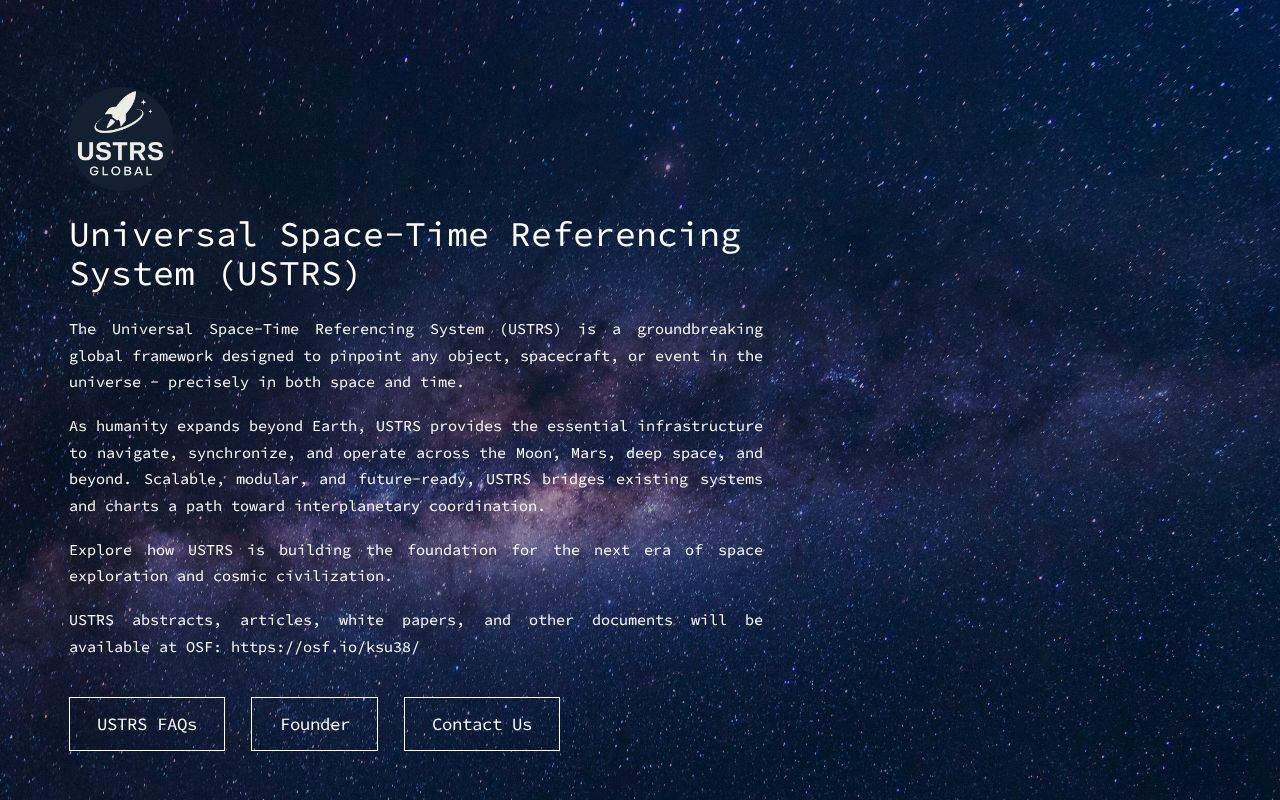 Universal Space-Time Referencing System (USTRS)